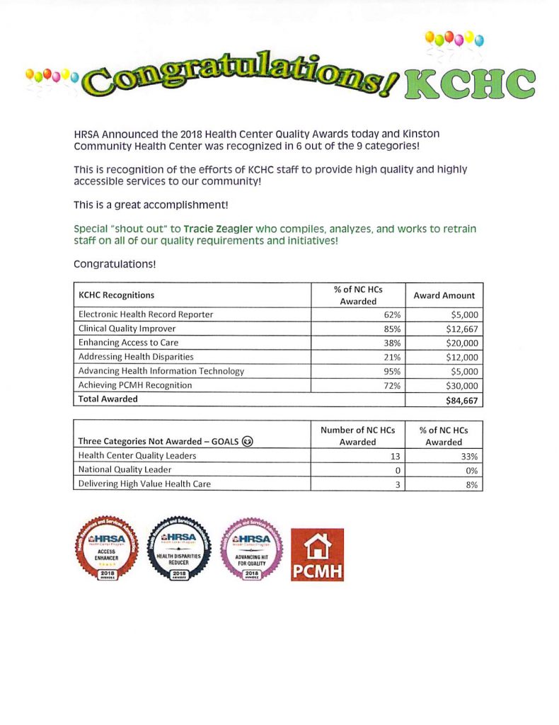 HRSA - Kinston Community Health Center