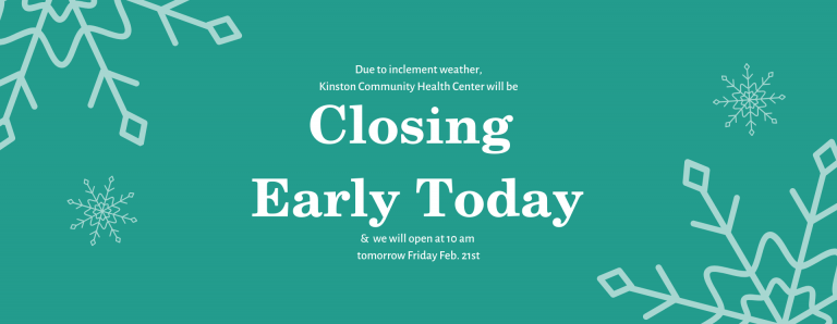 KCHC Closing Early Today - Inclement Weather Word Press - Kinston ...